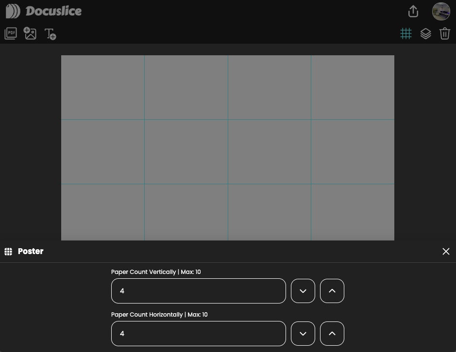 How To Print Image Across Multiple Pages 